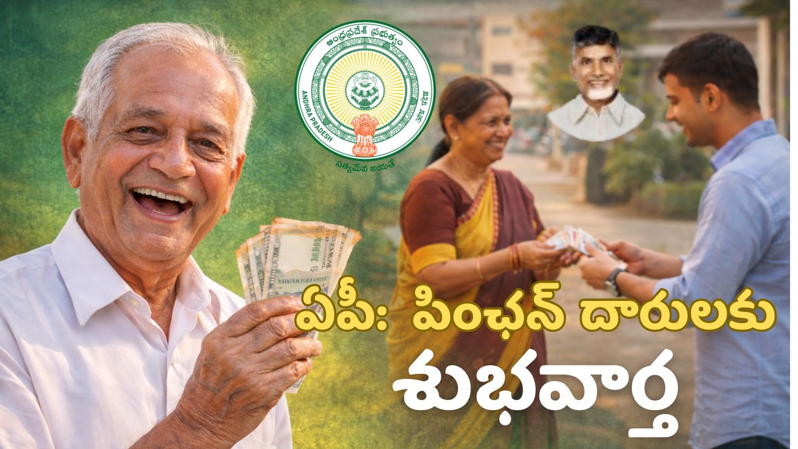 పెన్షన్ దారులకు భారీ ఊరట! AP Pension February 2026 - telugunetcentre.in